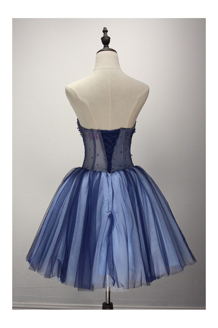 Short Sparkly Blue Formal Dress For 8th Grade Girls on Luulla